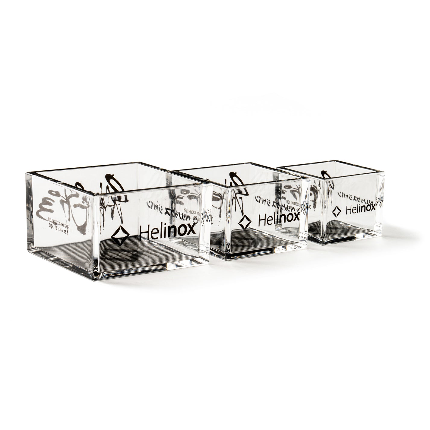 SAKESKIE×Helinox Sakemasu Stacking 3pcs - Clear – Helinox Japan