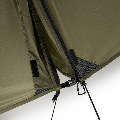 Tac. Cot Tent Solo High Tarp Fly - Military Tan – Helinox Japan